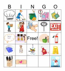 Kitchen Safety Bingo Free Printable - Free Printable Wonderland ...